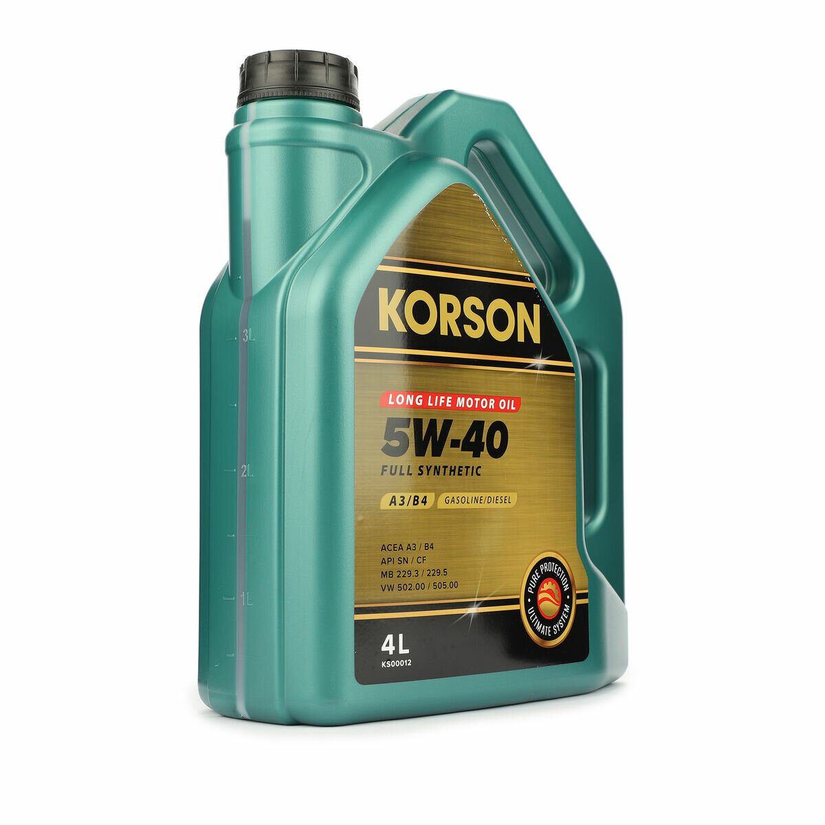 Ks00012 Full Syntehtic 5W-40 A3/B4 4Л (Синт. Мотор. Масло) Korson(Korson Ks00012)