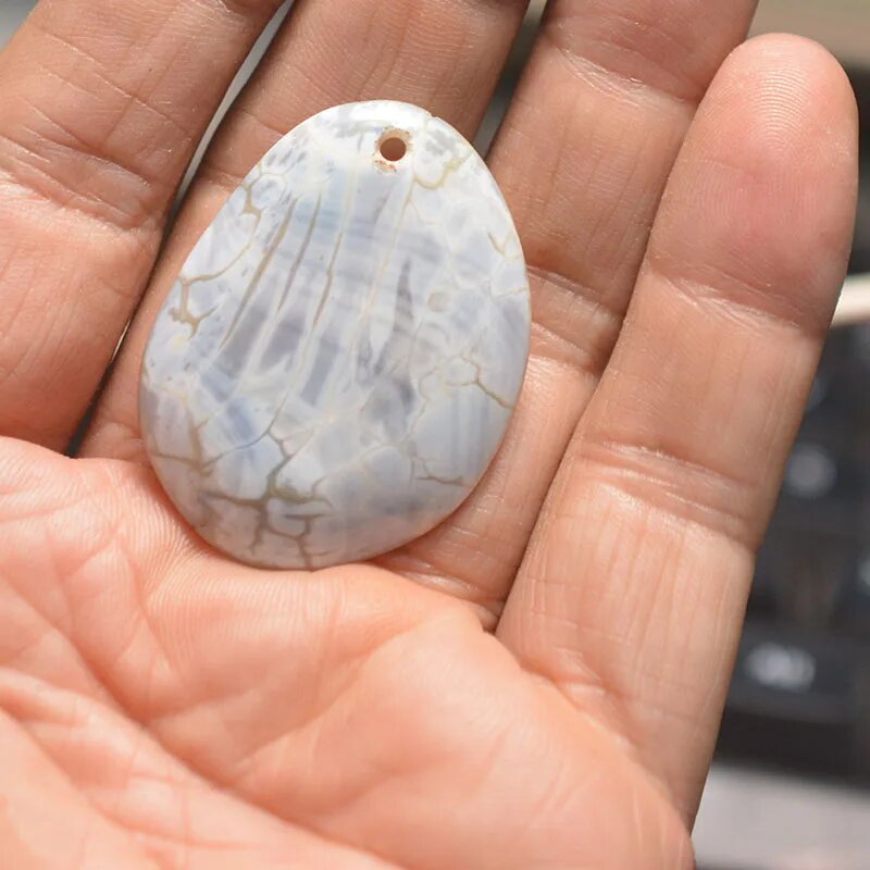 Оптовая продажа: подвески из натурального камня, полосатый агат 20-60 мм, для создания украшений 014