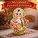 Матрешка Розовые ромашки