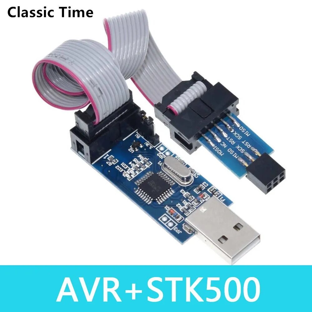 USBASP USBISP AVR программатор USB ISP USB ASP ATMEGA8 ATMEGA128 Поддержка Win7 64 — фото 1