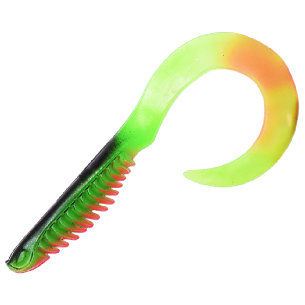 Приманка силиконовая FISH GAMES WIGGLE, цвет 114 - в упаковке 5 шт, размер 4" (10 см)