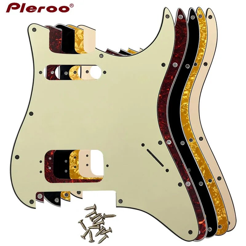 Плектроник для Stratocaster, 4Ply Black Pearl, черный — фото 1