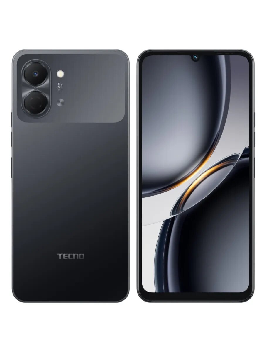 Смартфон Tecno Spark GO 3 4/128GB, черный