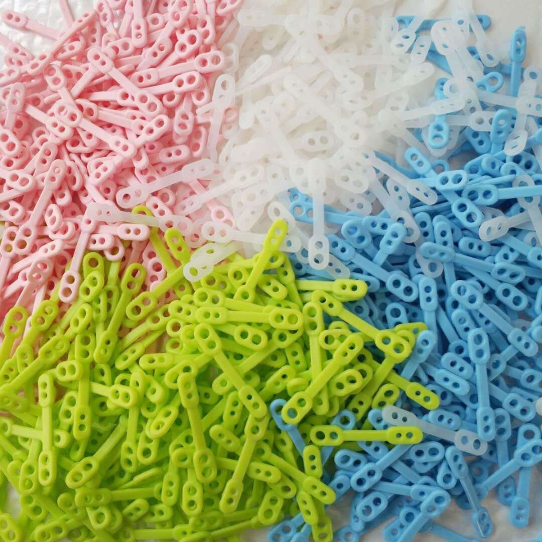 Компактный крюк для бельевой веревки с силиконовым уплотнителем, цвет фруктовый зеленый, один кусок для подвешивания