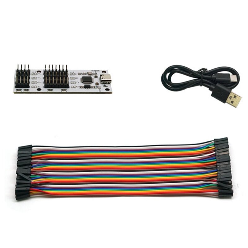 Модуль последовательного преобразования USB C в 8-портовый TTL-модуль для высокоскоростной передачи данных и подключения нескольких устройств через интерфейсы USB C