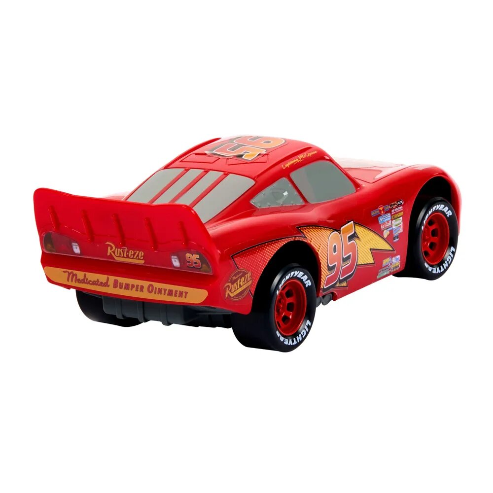 Игрушечная машинка Cars Moving Moments Flash McQueen Lightning McQueen Rayo McQueen, масштаб 1/24, красного цвета — фото 1