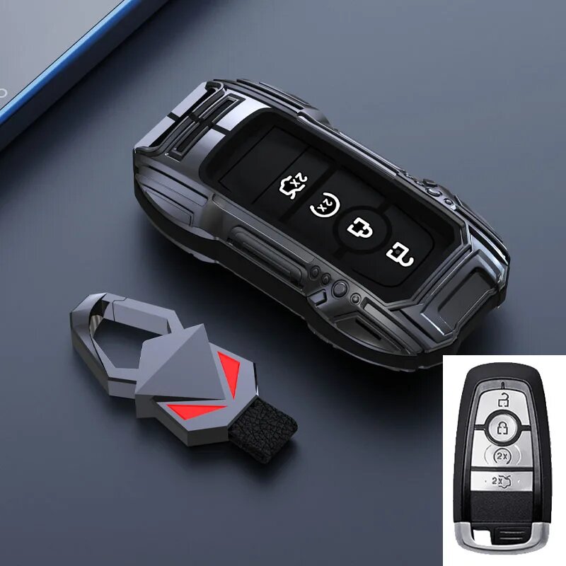Черный чехол для ключа Ford/Lincoln Key B