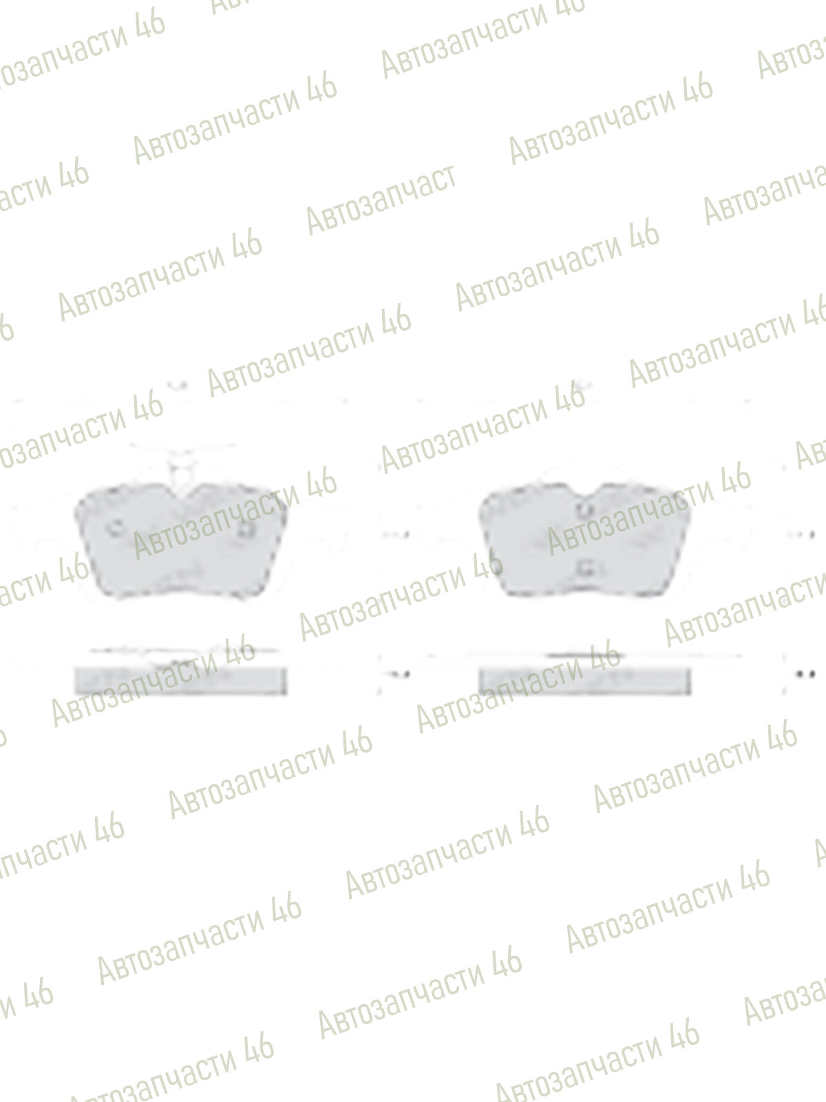 Колодки задние дисковые Форд Фокус 2 Ford Focus 2 рест 2008-2011 Ween