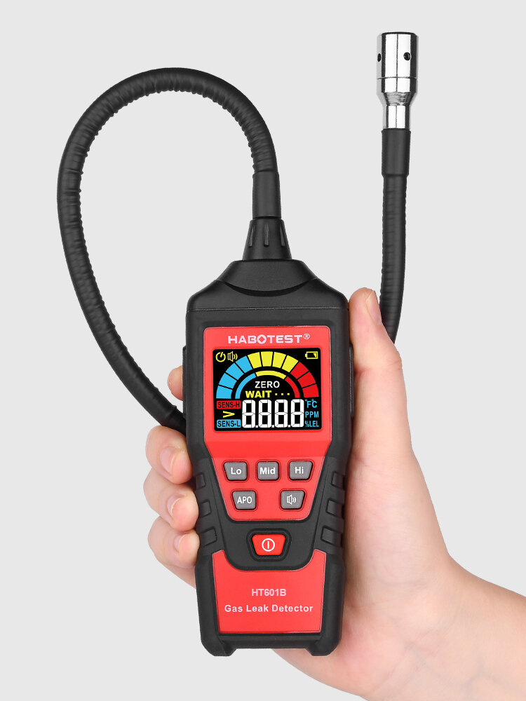 Детектор утечки газа Habotest HT601B портативный измеритель метана PPM с сигнализацией