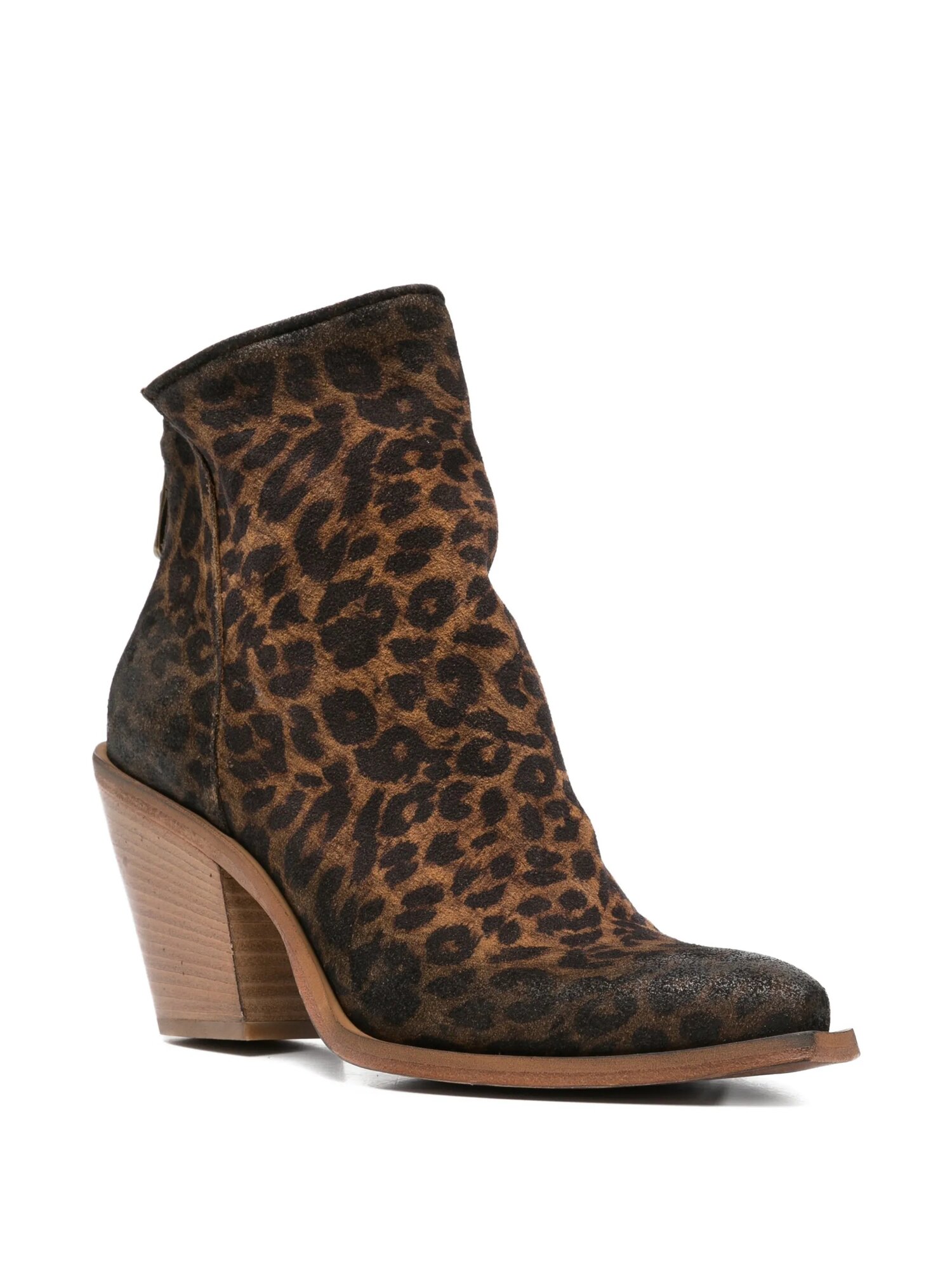 Ботинки Metisse Animal print boots, размер 38, brown — фото 1