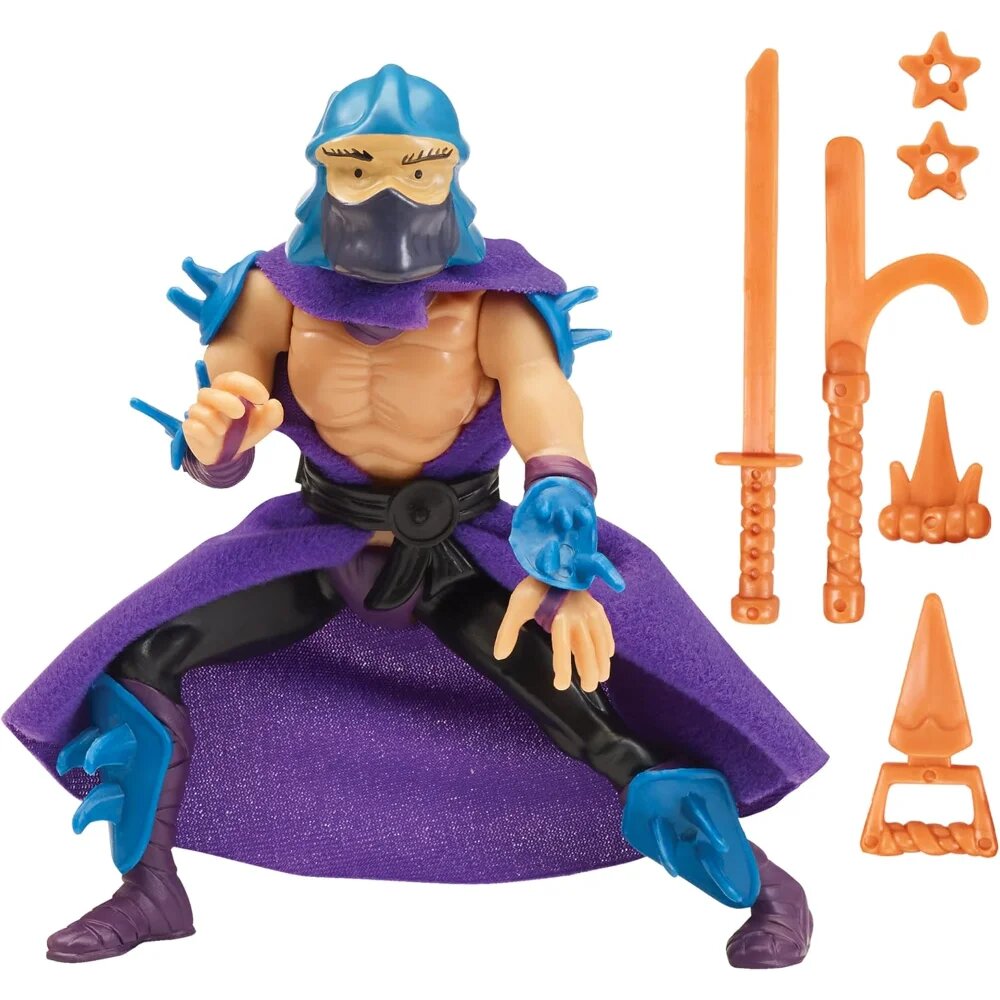 Фигурка Шредер 4 дюйма Playmates Toys Shredder And Weapons