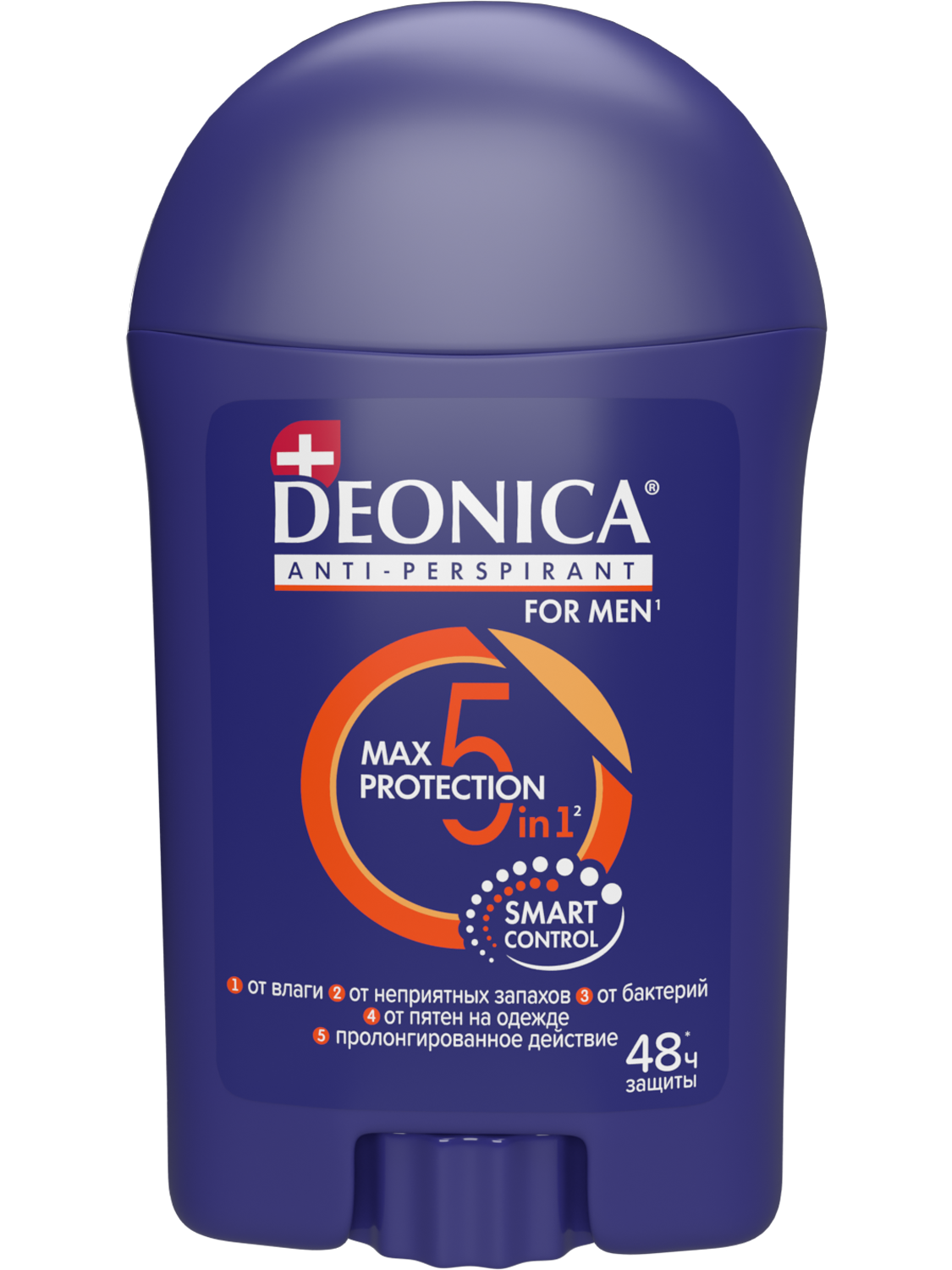 Дезодорант-антиперспирант мужской Deonica 5Protection, стик, 40мл