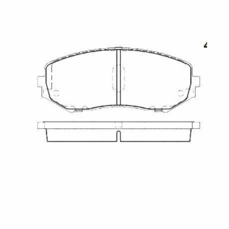 Колодки тормозные передние NIBK PN9802 Suzuki Grand VItara 2.0, 2.4, 3.2
