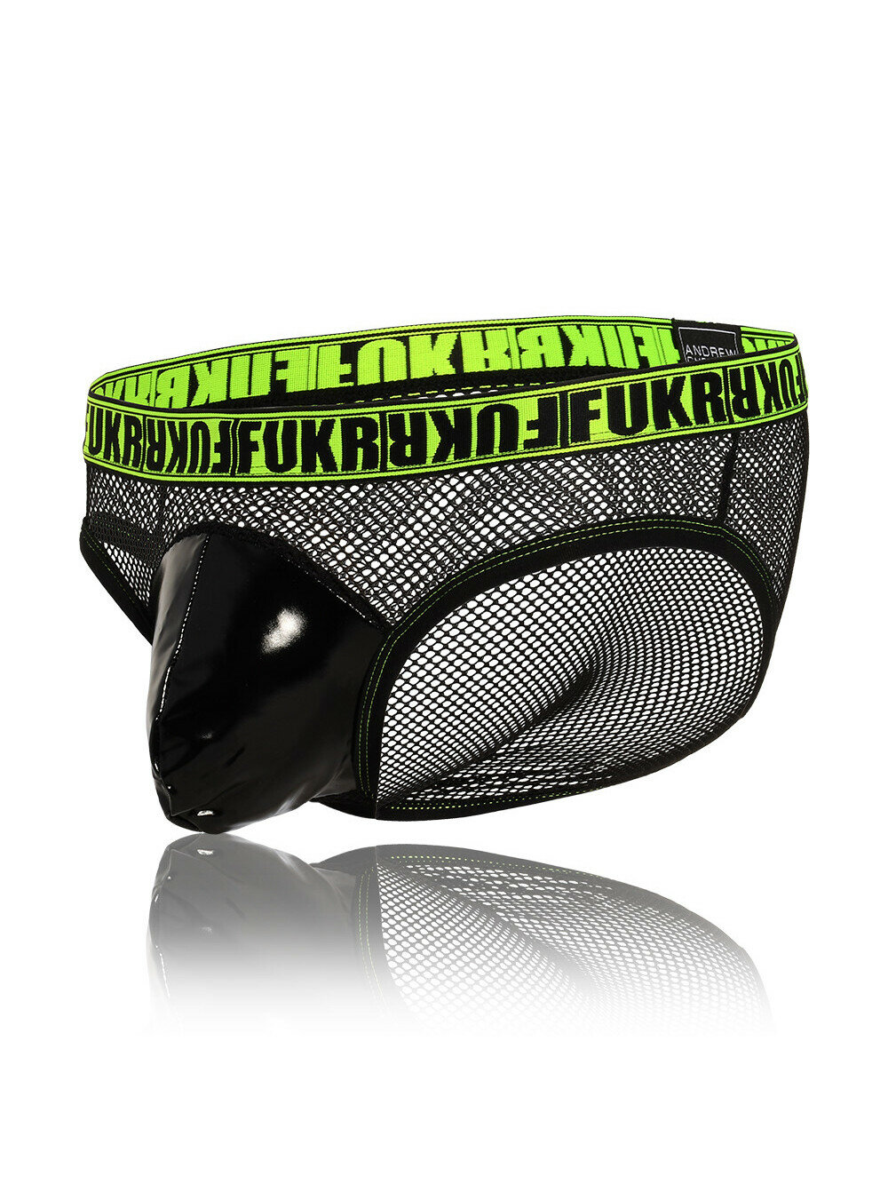Трусы-брифы "FUKR Arch Net Briefs - Black" / Andrew Christian / Черный / Размер L
