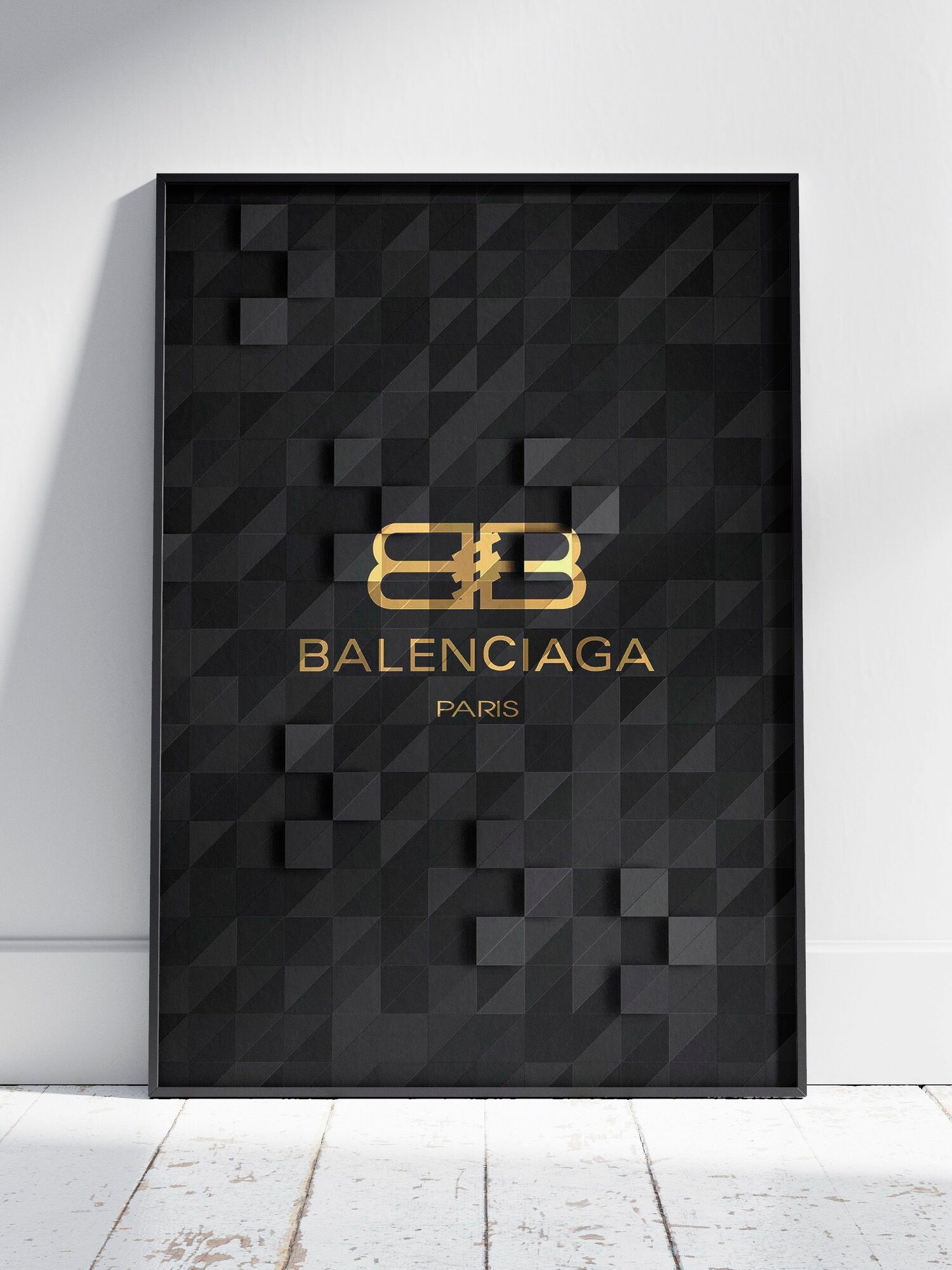 Плакат на стену для интерьера Баленсиага (Balenciaga 9) - Постер по модели, бренду и моде формата A4 (21x30 см)