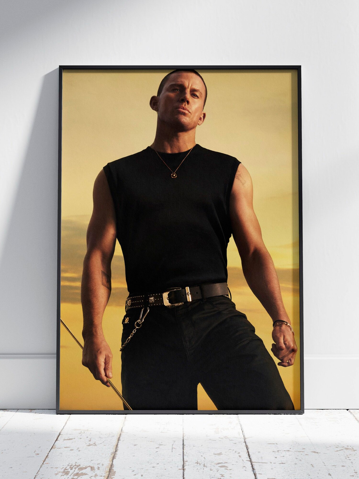 Плакат на стену для интерьера Ченнинг Татум (Channing Tatum 29) - Постер по актеру фильма, кино, сериала формата A4 (21x30 см)