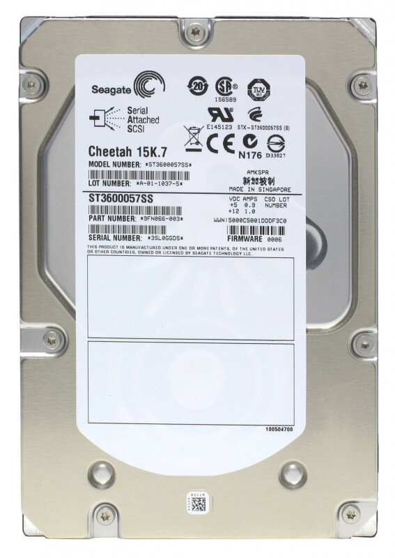 Жесткий диск Seagate ST3600057SS 600Gb SAS 3,5" HDD