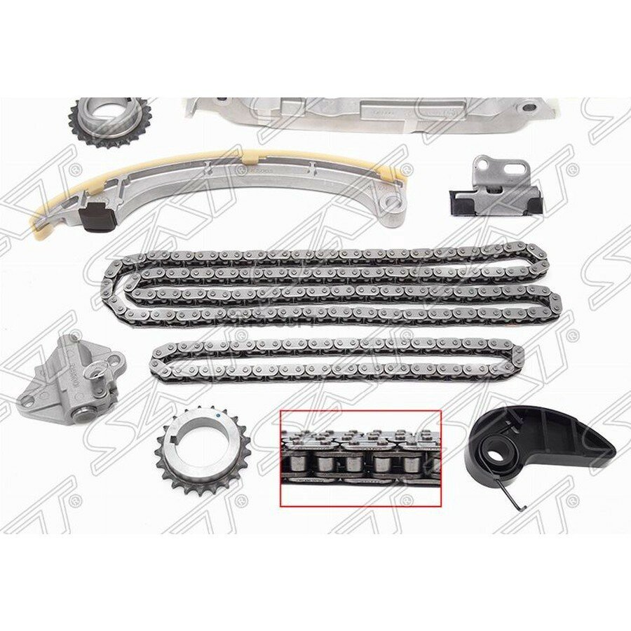 Комплект замены цепи ГРМ Mazda 3 13-19 / 6 12-18 P5VPS, PEVPH, PEVPR, PEVPS от официального дистрибьютора, SAT, артикул TKMACX5