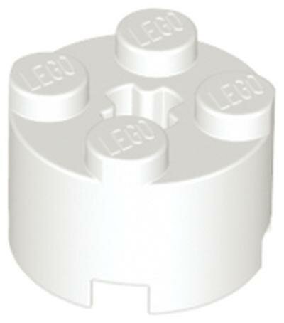 Деталь Lego 3941 Brick, Round 2 x 2 with Axle Hole