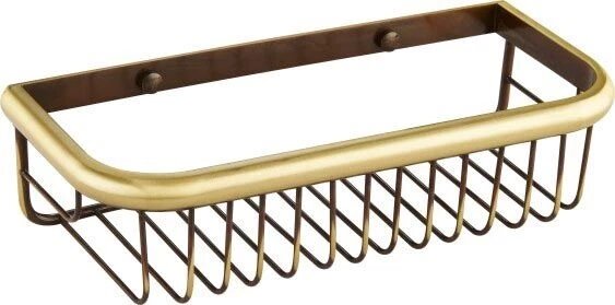 Полка для ванной Zorg Antic AZR U-1 BR 29,6 см, бронза