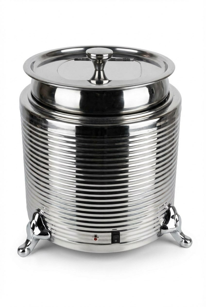 Мармит-горшочек Crazy Pan CP-SK11L-S, серебро, подогрев, 0.4 кВт, 220В, цвет серебро