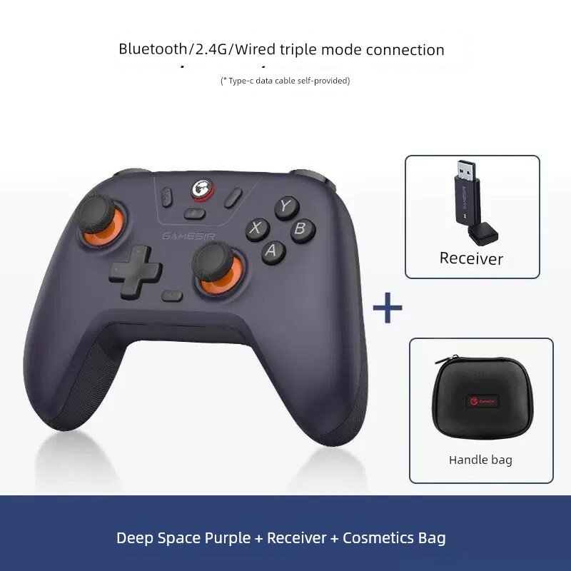 GameSir Nova Lite беспроводной Bluetooth-контроллер с приемником и официальным чехлом для ПК, Switch и Android —