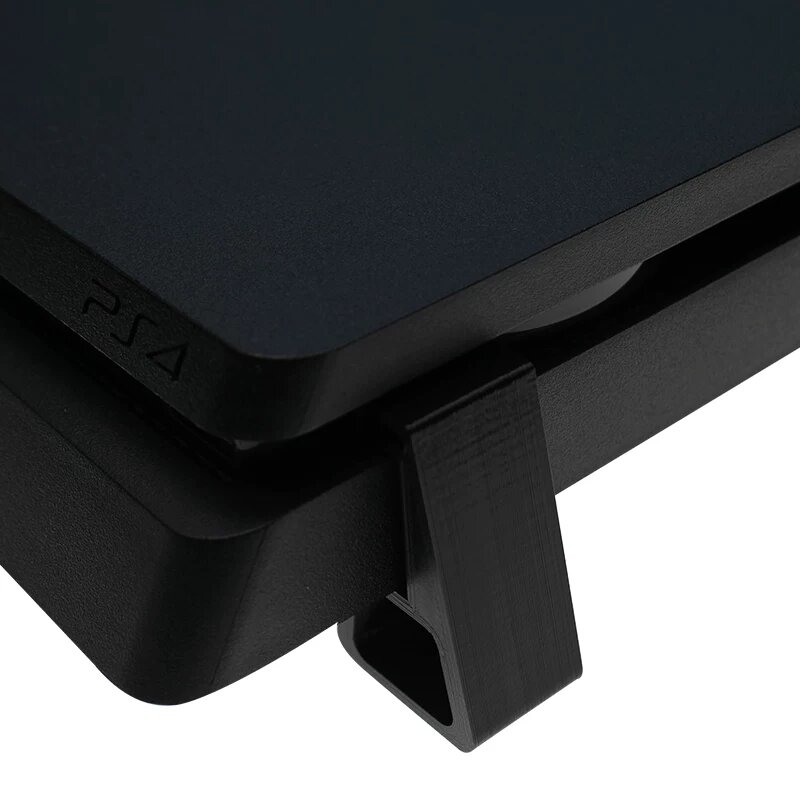 Подставка для PS4 Slim Pro с охлаждением, горизонтальное крепление для игровых консолей, черный
