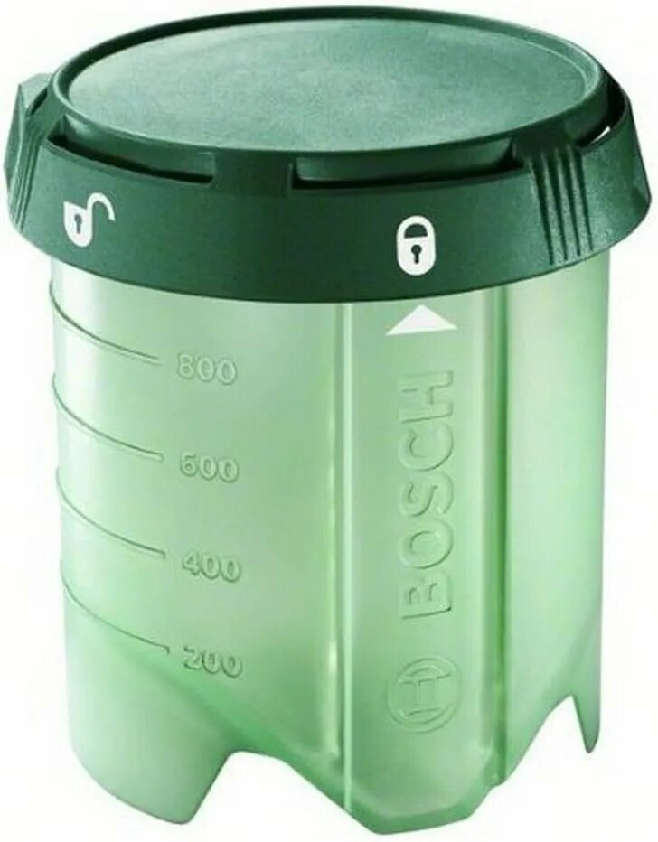 Ёмкость (бачок) для краскопульта Bosch Home and Garden, 1000 мл, для PFS 3000-2 и PFS 5000, арт. 1600A008W8