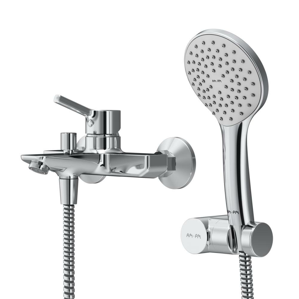 Смеситель для ванны AM.PM X-Joy S F85B15000 хром, рычажное управление, латунь
