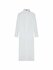Платье BALENCIAGA Draped-back shirt dress, размер 36, бежевый/белый