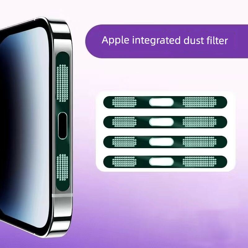 Металлическая защита от пыли для динамика iPhone 13 Pro, 1 шт, зеленый цвет — прочная защита от пыли для долговечности