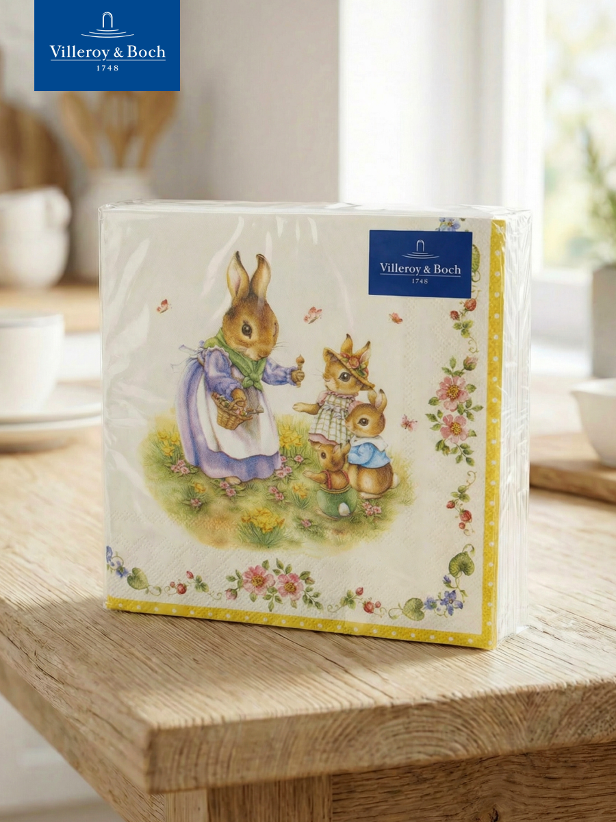 Бумажные салфетки 20 шт, 33х33 см, Family, Easter Accessoires, Villeroy & Boch, Бумага