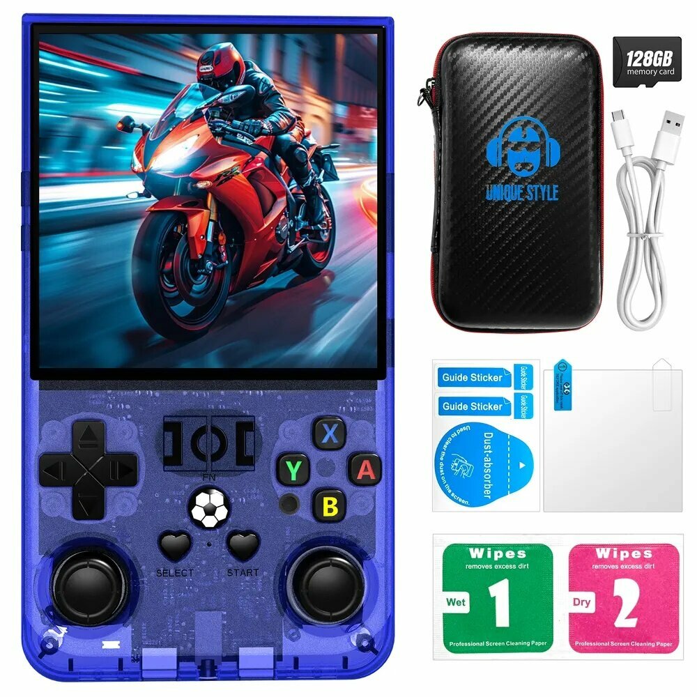 AISLPC 128GB обновление R36MAX ретро портативная игровая консоль с 22000+ классические игры