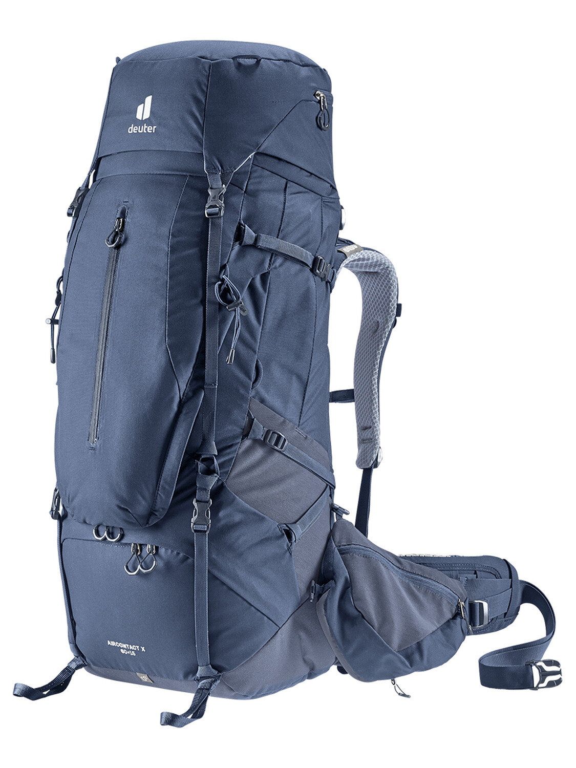 Рюкзак Deuter Aircontact X 60+15 синий, для мужчин
