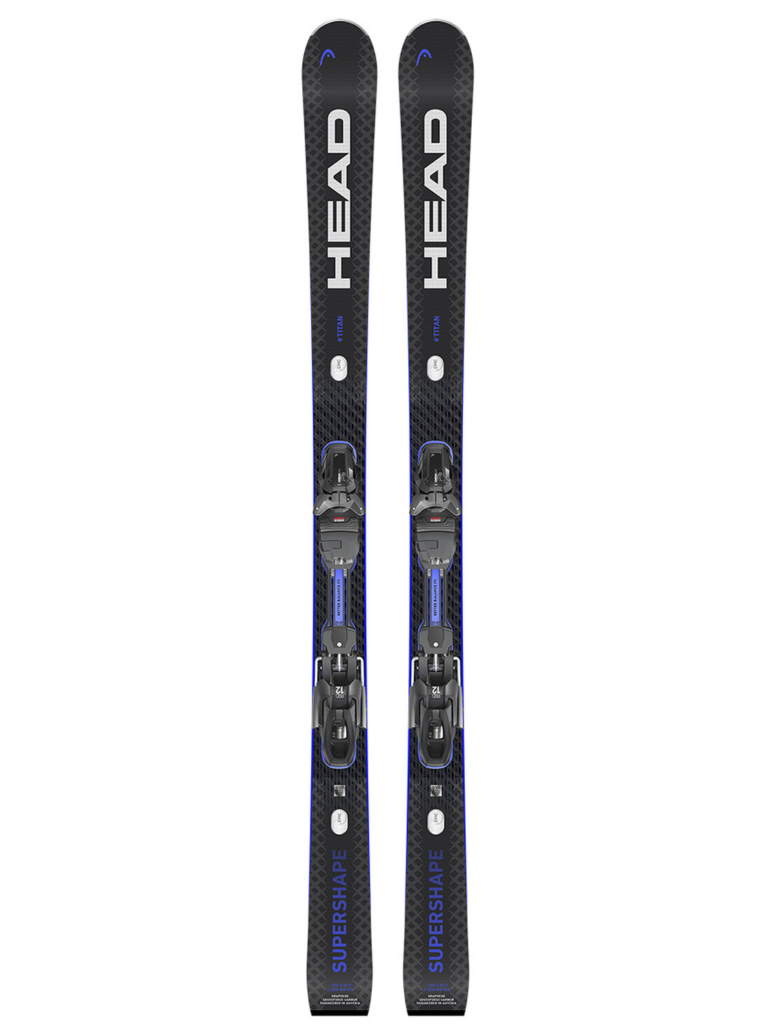 Горные лыжи с креплениями Head Supershape e-Titan SW BB-PR + PRD 12 GW 25/26 , для мужчин , Черный