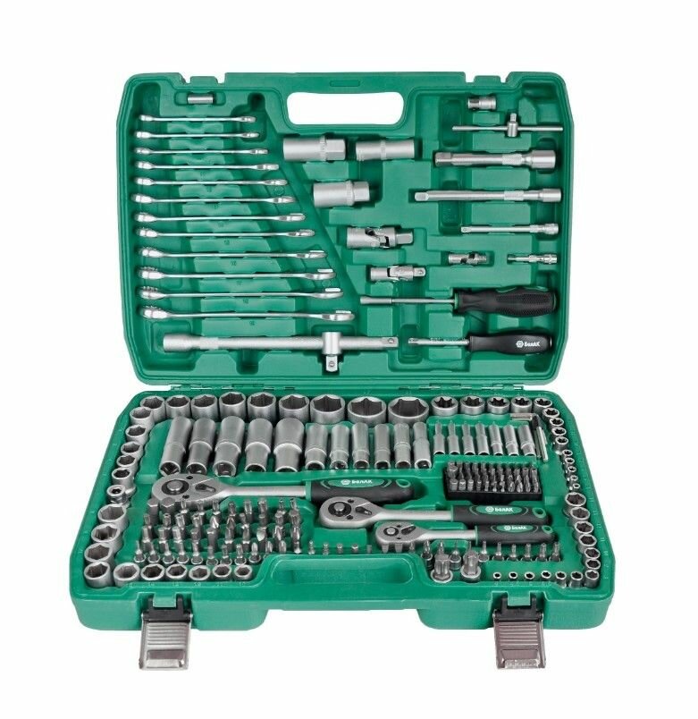 Набор инструментов 216 предмет 1/2", 1/4", 3/8" мастер (БелАК)