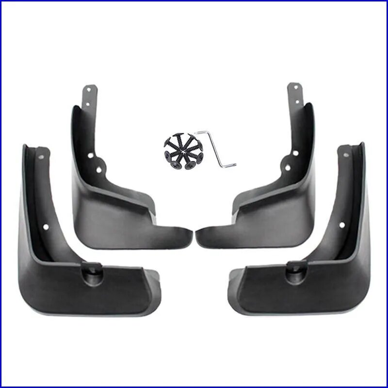 Крыло автомобильное KIARIOGZDNB01 для легковых автомобилей, комплект 4шт, черные