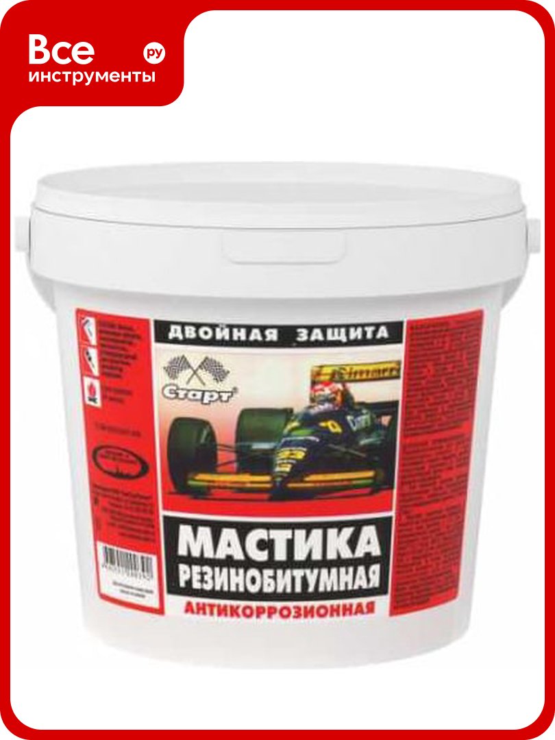 Мастика резинобитумная старт 5.5 л 4607952901506