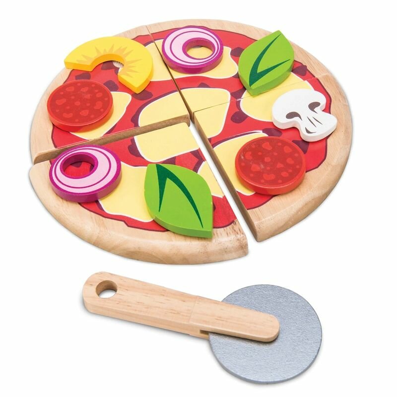 Игрушечная пицца Le Toy Van Pizza and Toppings with Slice Cutter
