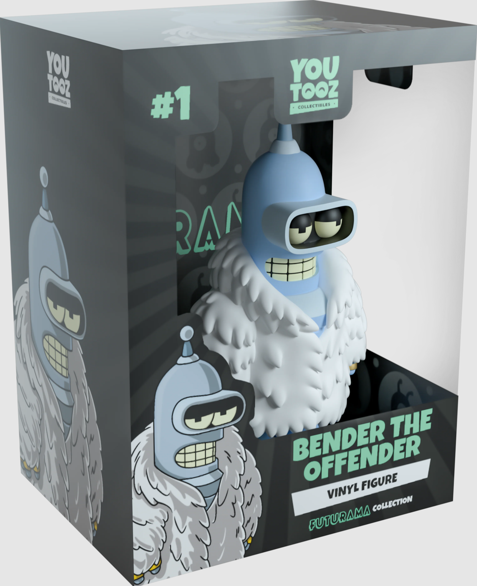 Коллекционная фигурка Youtooz Futurama Bender the Offender, виниловая фигурка Бендер Преступник из телешоу «Футурама»