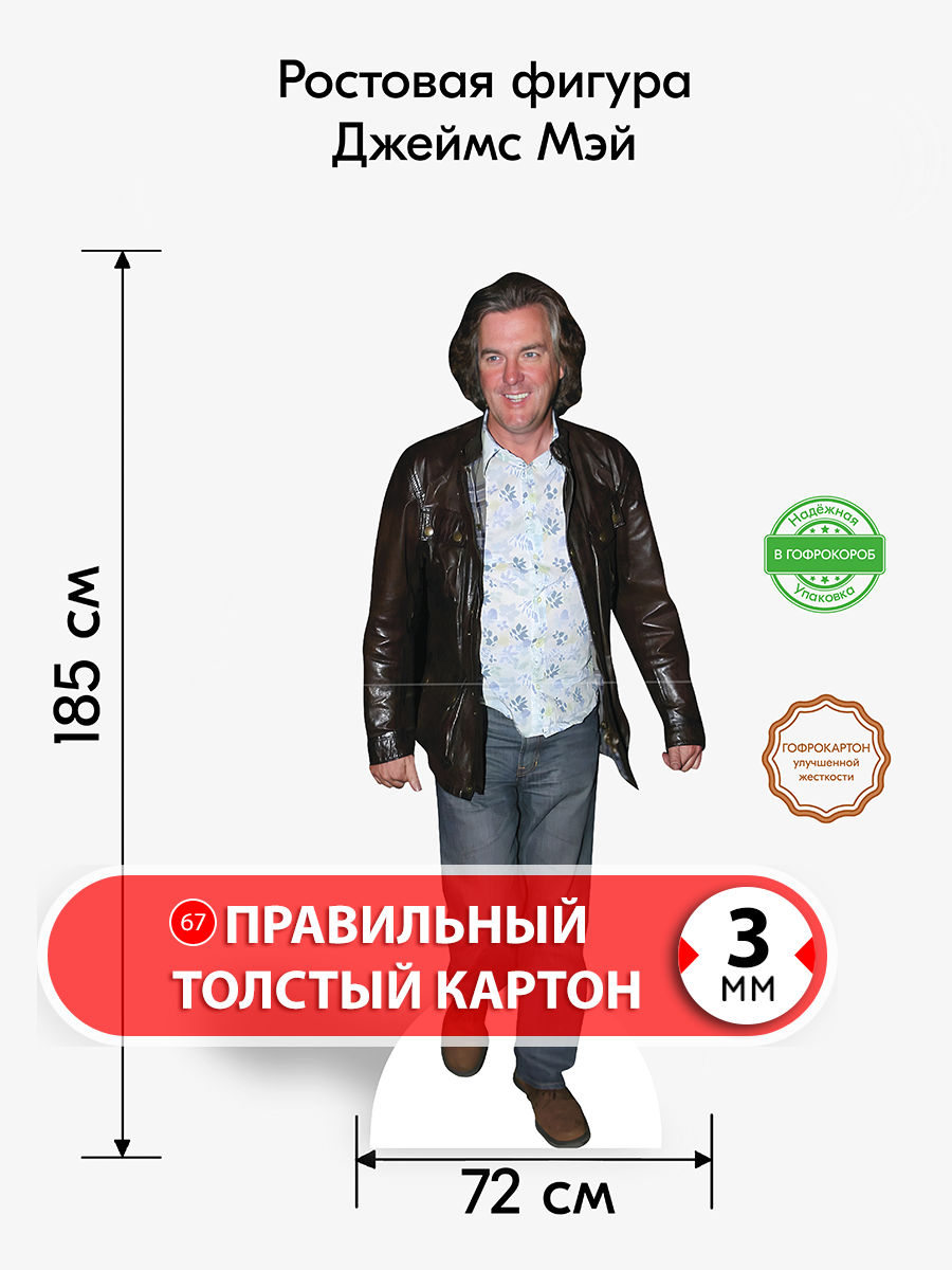 Аксессуар для фотосессий, Джеймс Мэй (Топ Гир), ростовая фигура