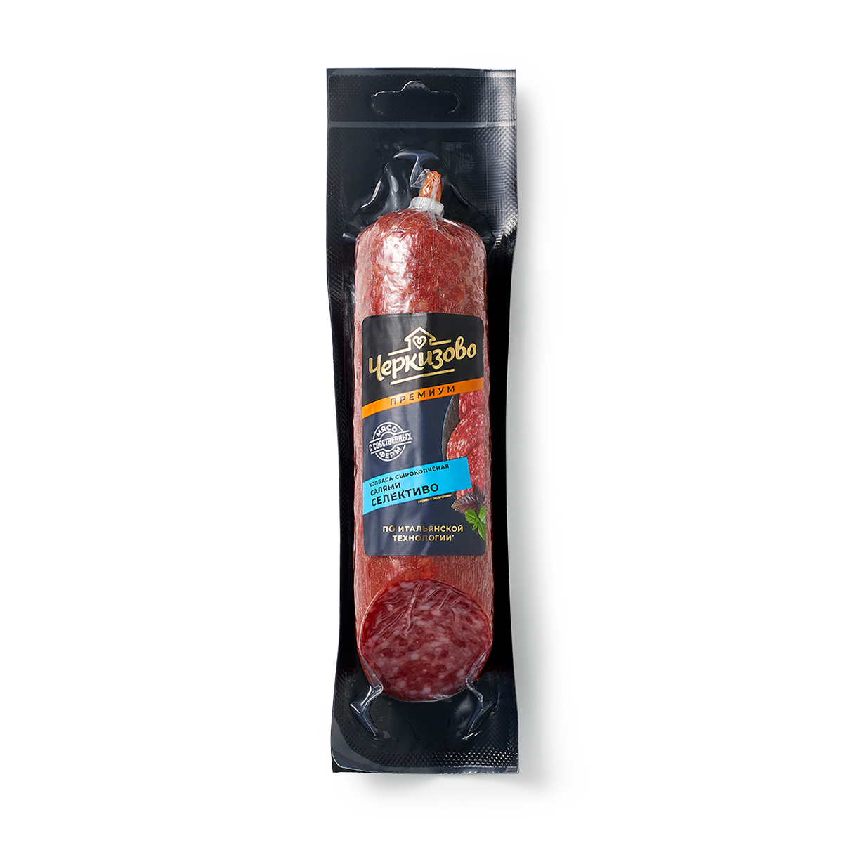 Колбаса Черкизово Селективо, сырокопченая, салями, свинина, 250 г