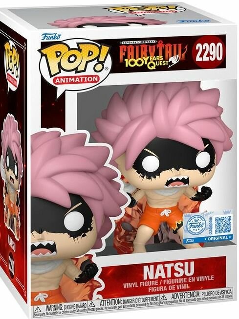 Фигурка Funko Pop Animation Fairy Tail - Коллекционная фигурка Natsu /Нацу - Фанко 2290