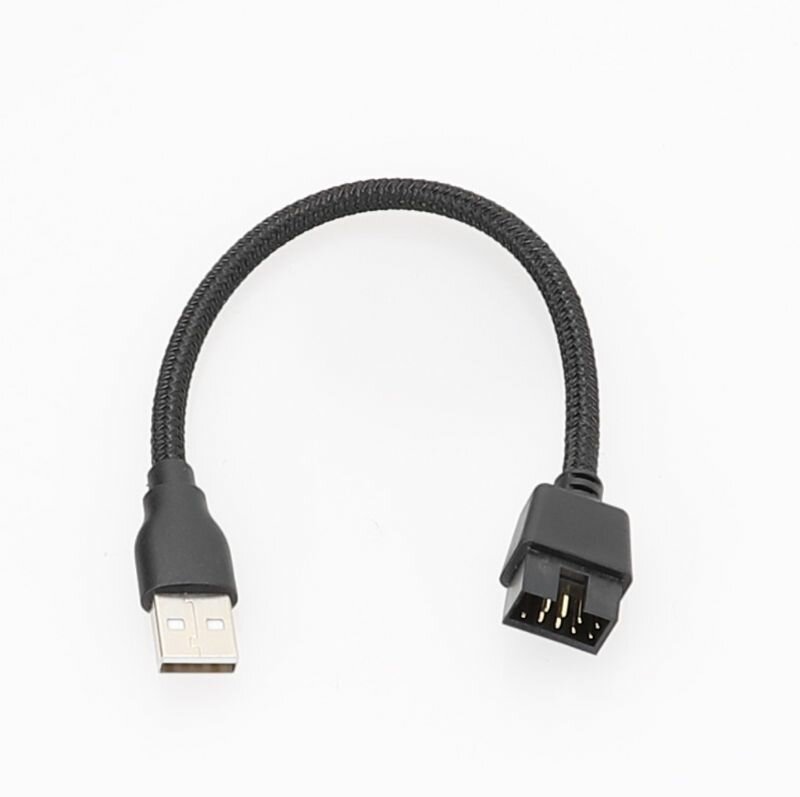 USB A к 9-контактному удлинителю материнской платы, кабель-адаптер, высокоскоростная передача данных