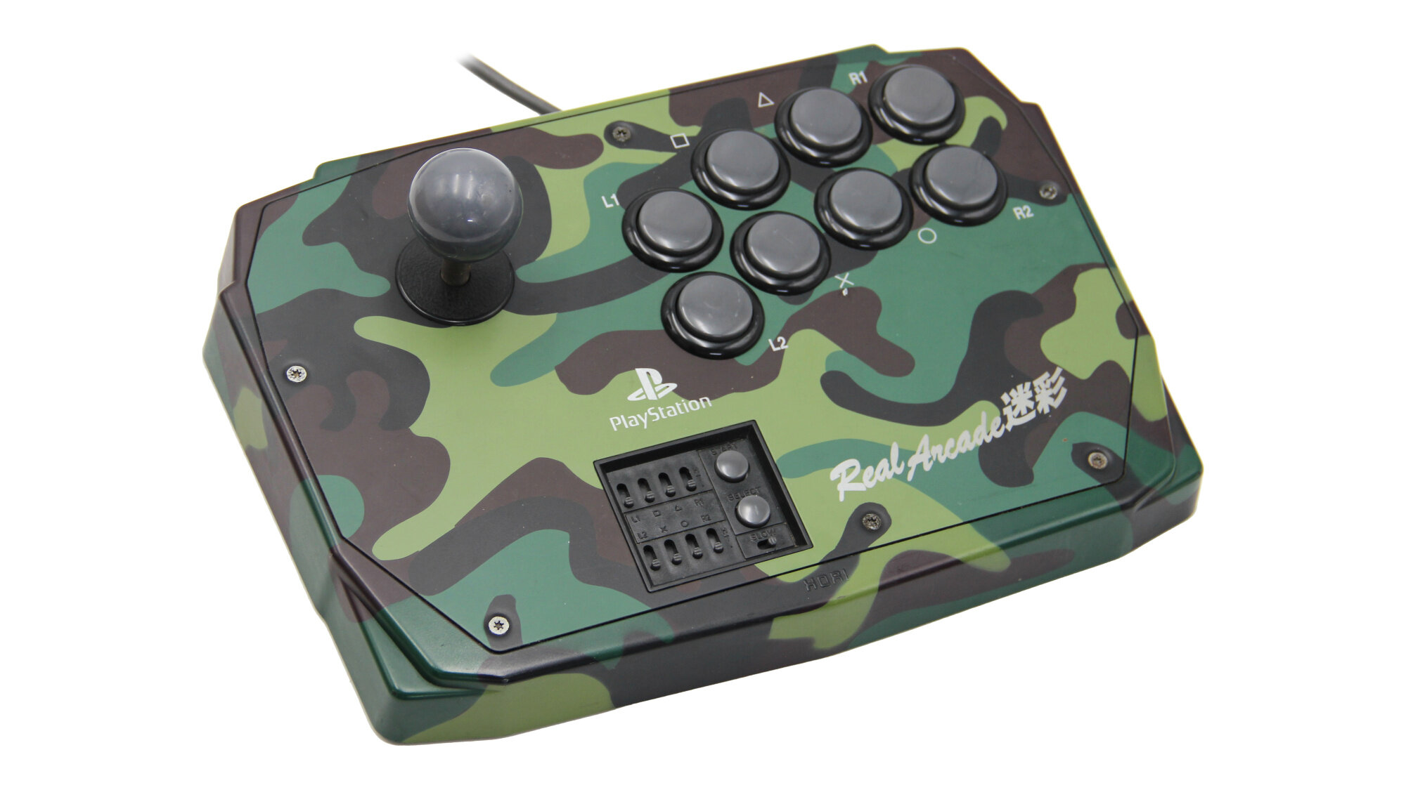 Аркадный контроллер Hori Real Aracade MEISAI PS для PS1/PS2 камуфляж
