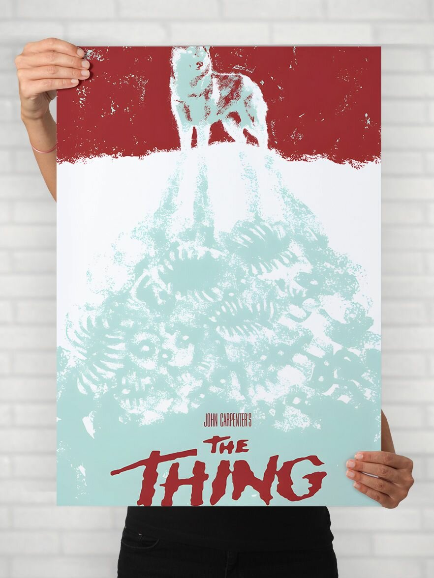 Плакат на стену для интерьера Нечто (The Thing 13) - Постер по фильму, кино, хоррору формата А1 (60x84 см)