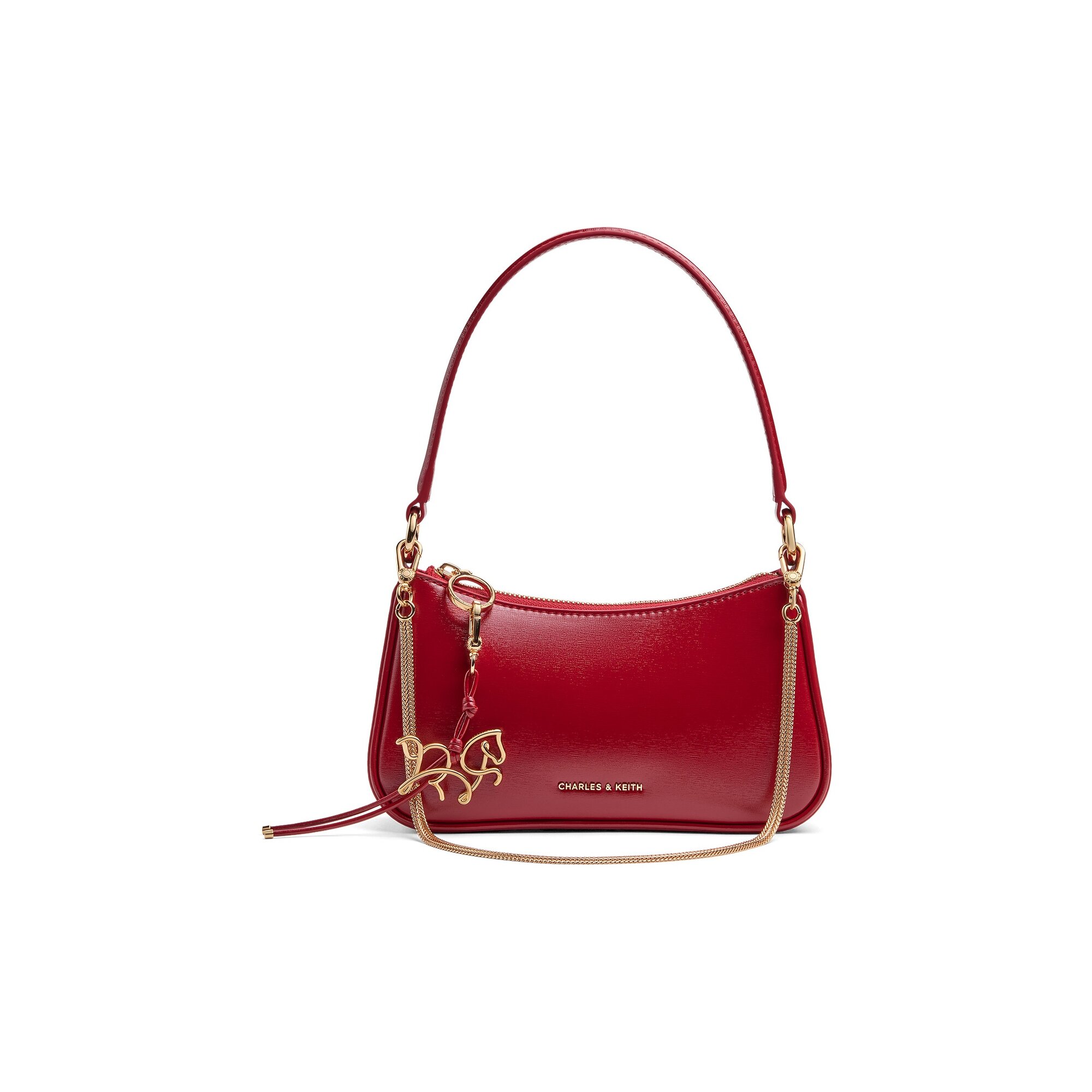 Сумка CHARLES & KEITH, фактура плетеная — фото 1