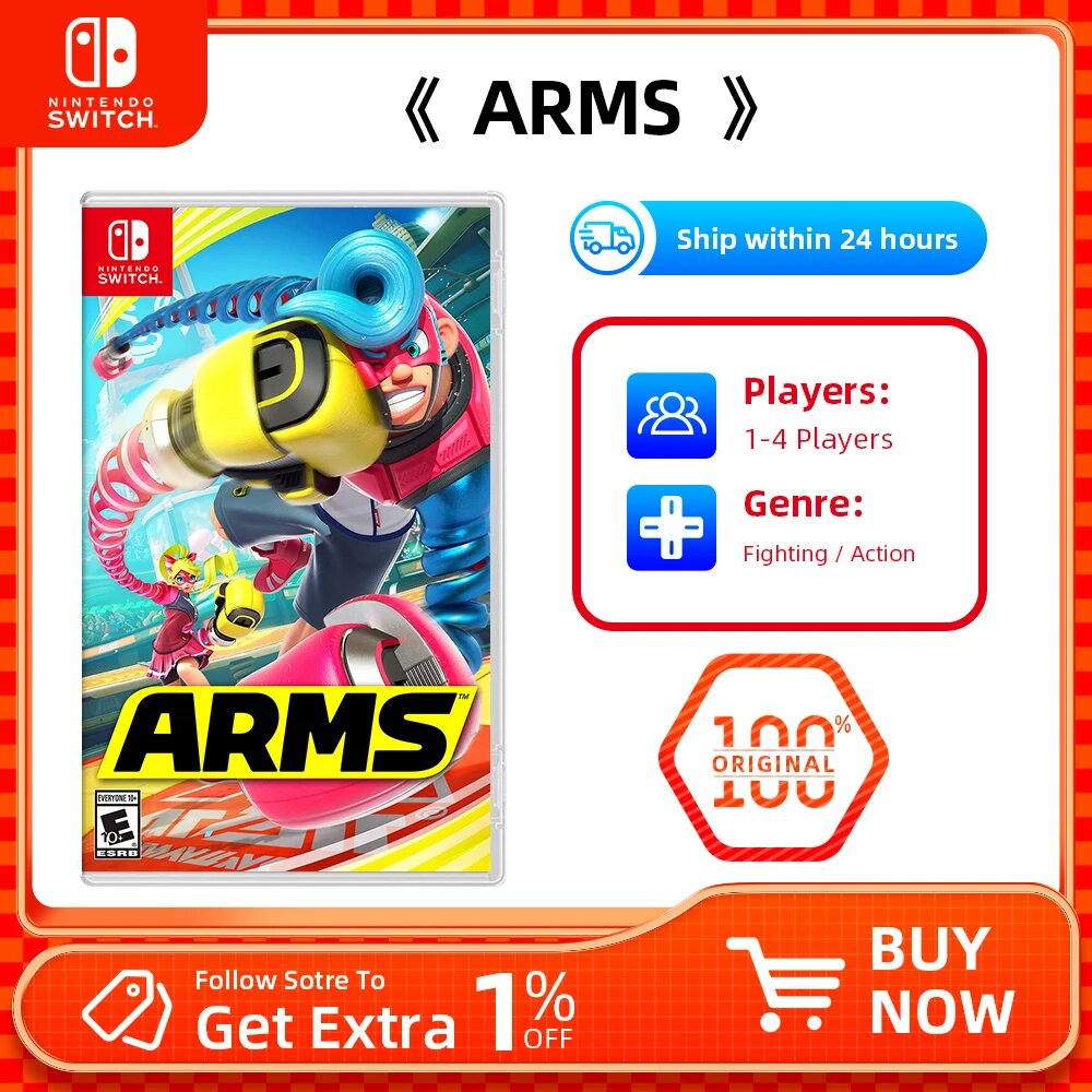 Игра ARMS для Nintendo Switch OLED Lite — фото 1
