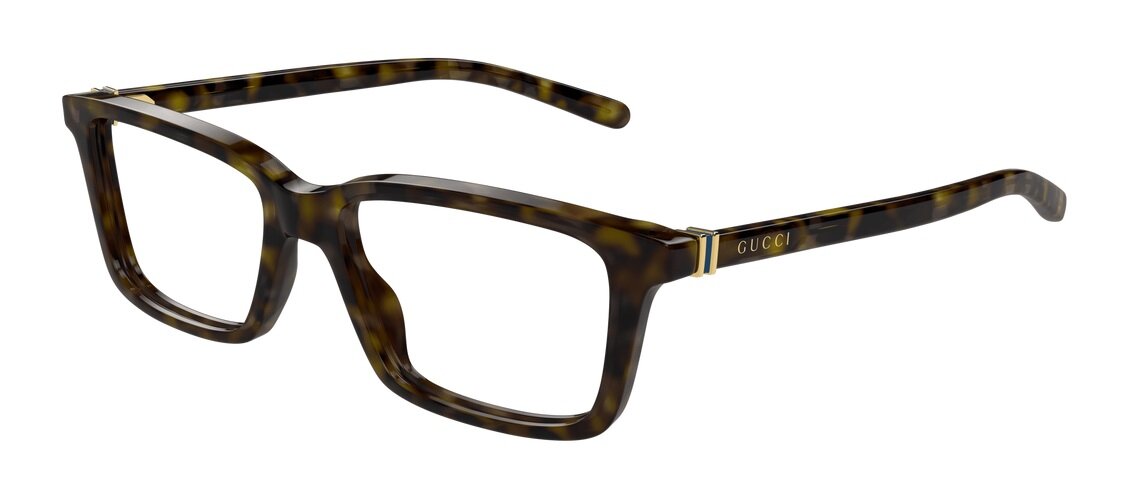 Оправа для очков Gucci GG1672O 006, прямоугольная , пластиковая, черепаховая
