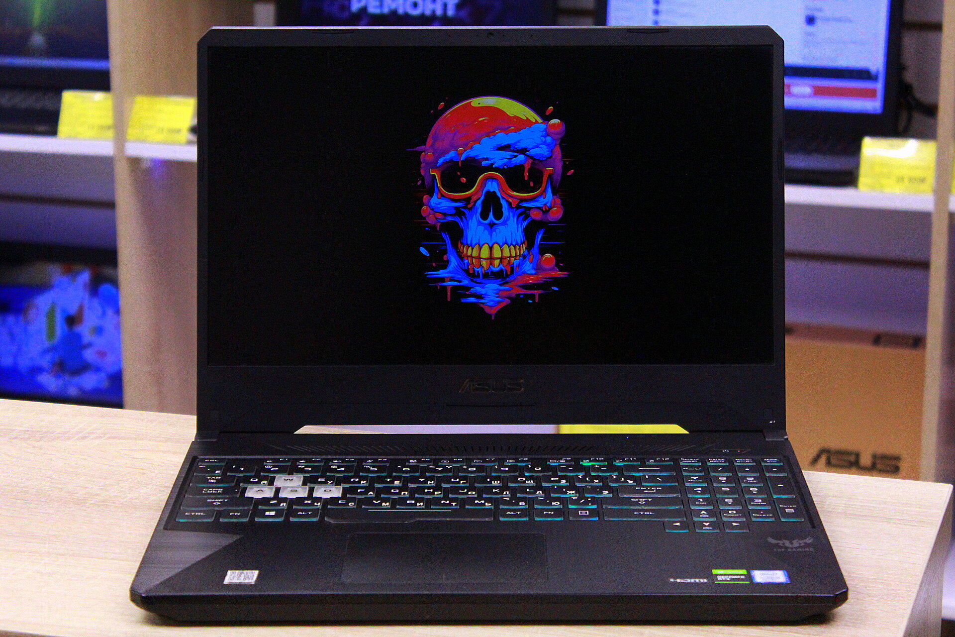 Игровой Ноутбук Asus FX 95GT9300/-0DAXCA4X10/i5-9300H/1650/8/512